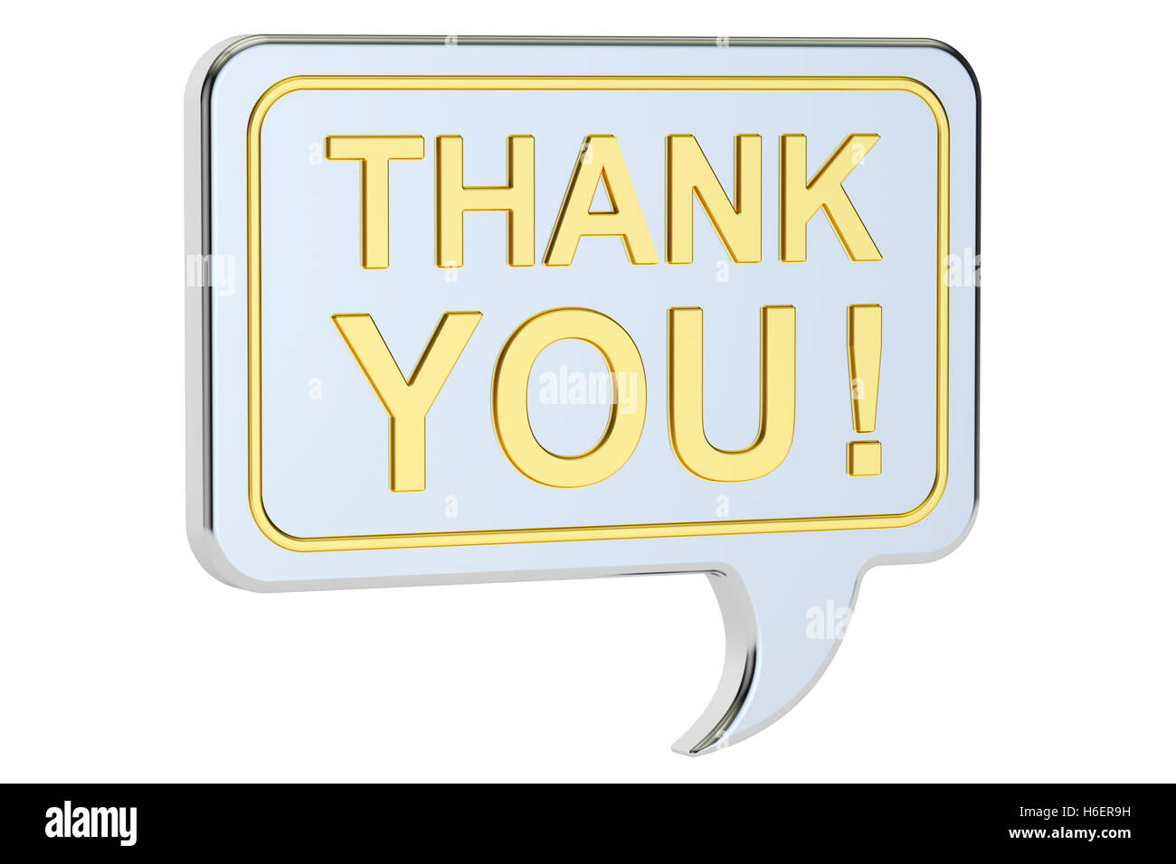 Thank you speech bubble hi-res stock photography and images - Alamy