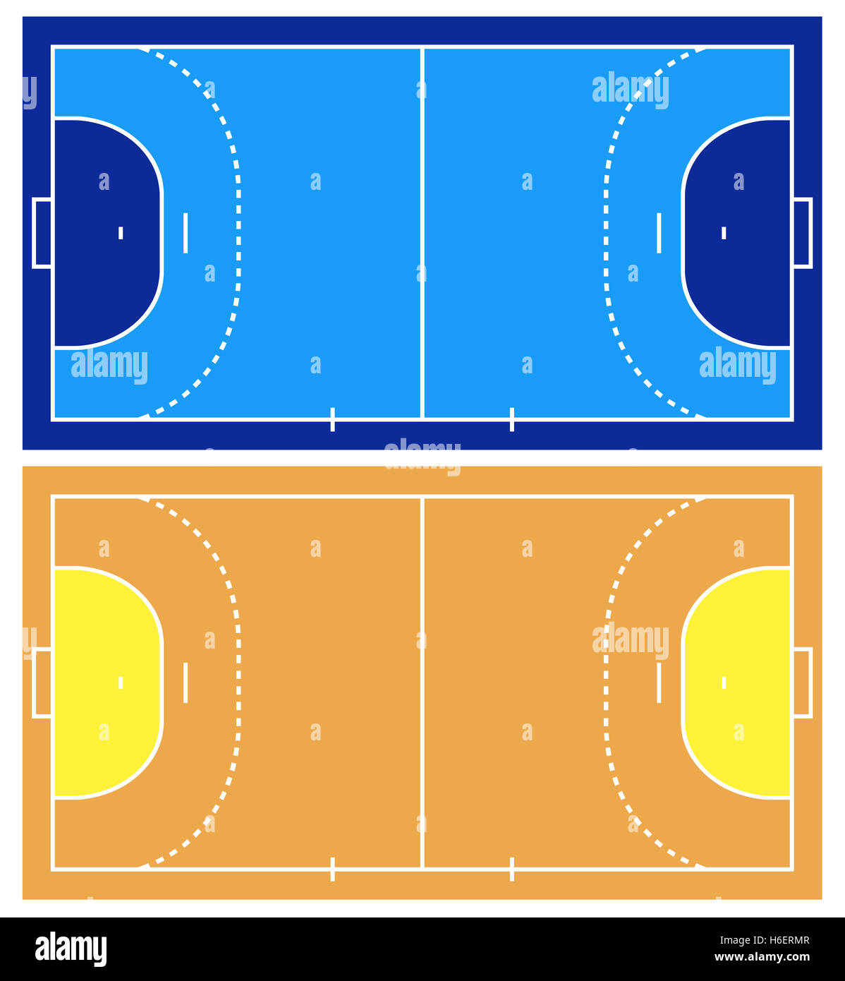 Inside the handball arena hi-res stock photography and images - Alamy