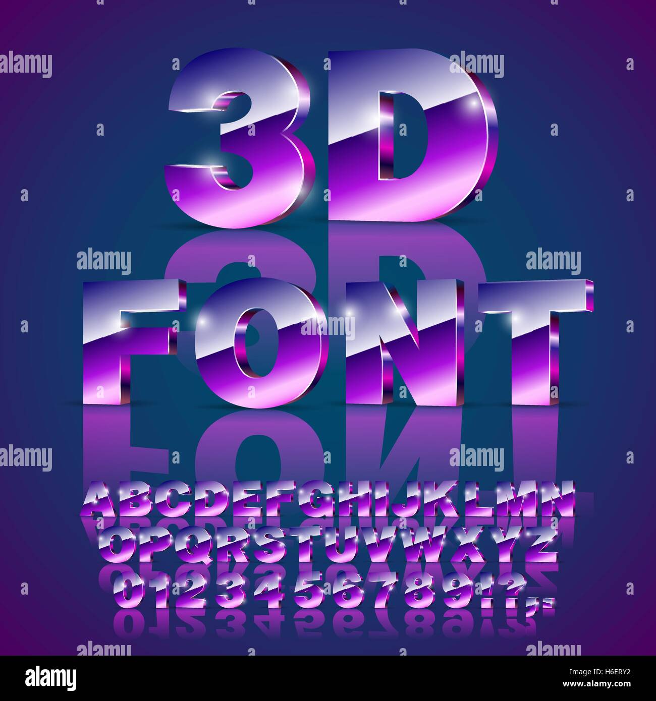 3d poster Stock Vector Images - Alamy