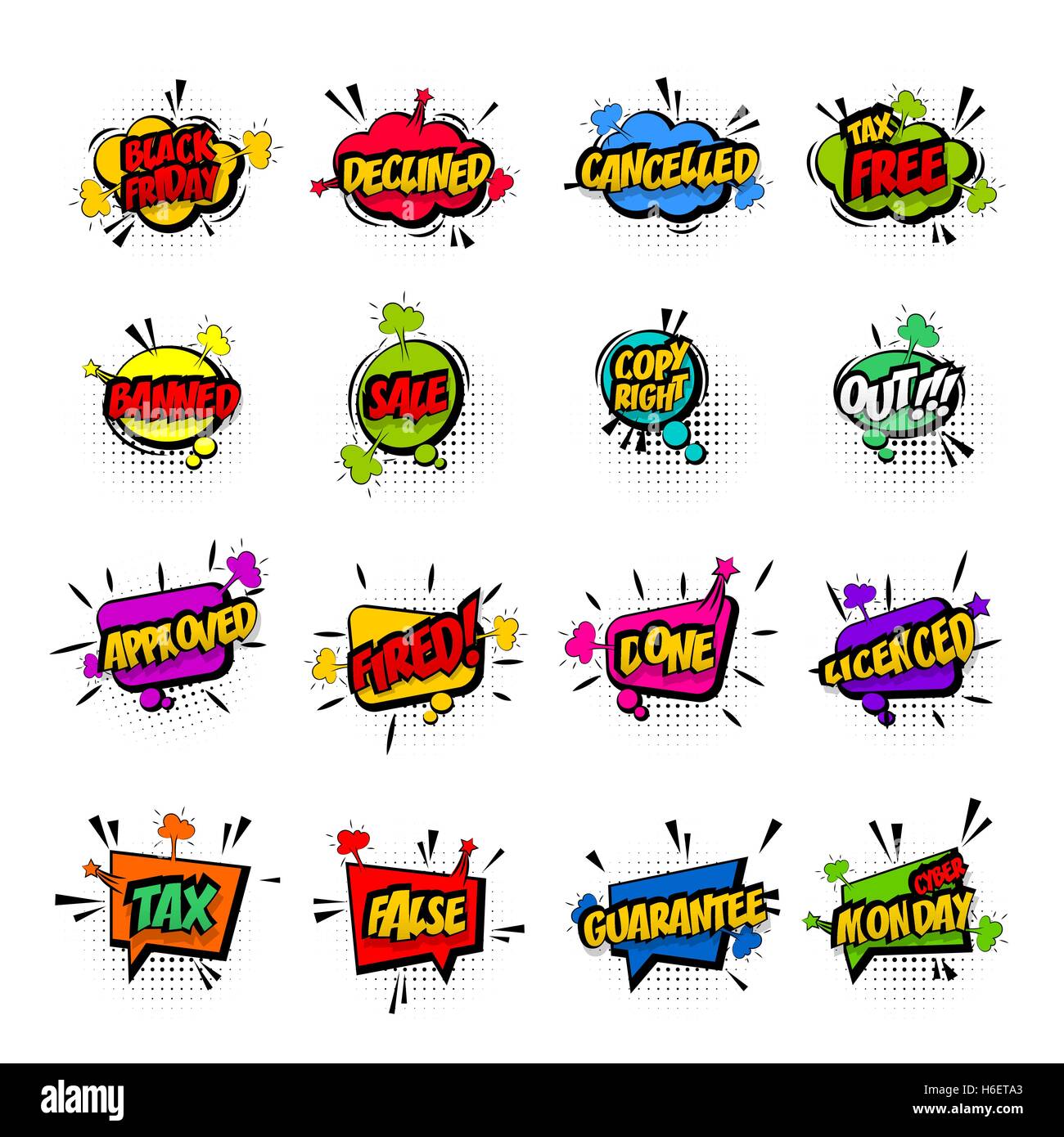 Dynamite design template set Stock Vector Images - Alamy