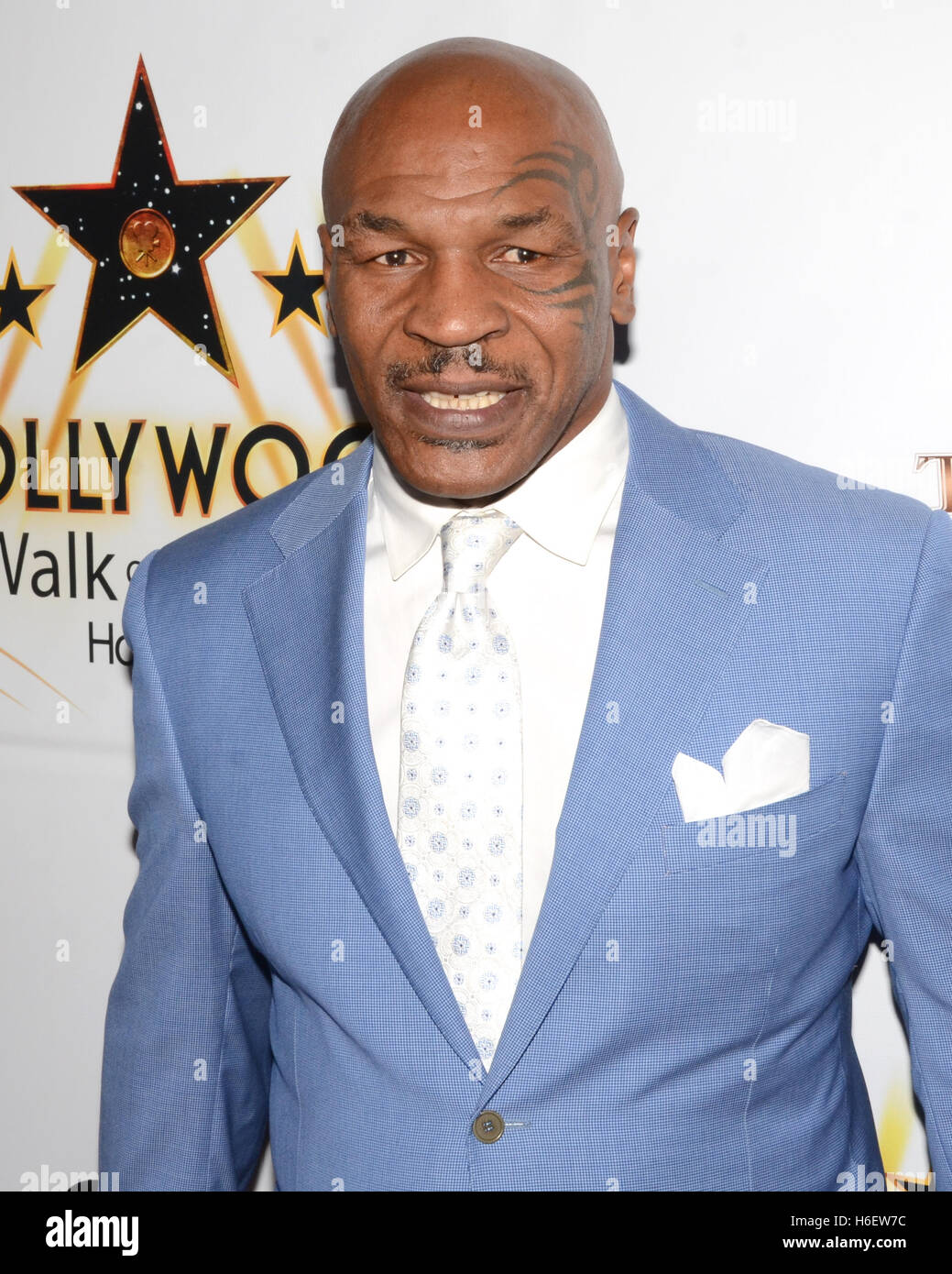 Mike Tyson Attends The Hollywood Walk Of Fame Honors At Taglyan Complex On October 25 2016 In