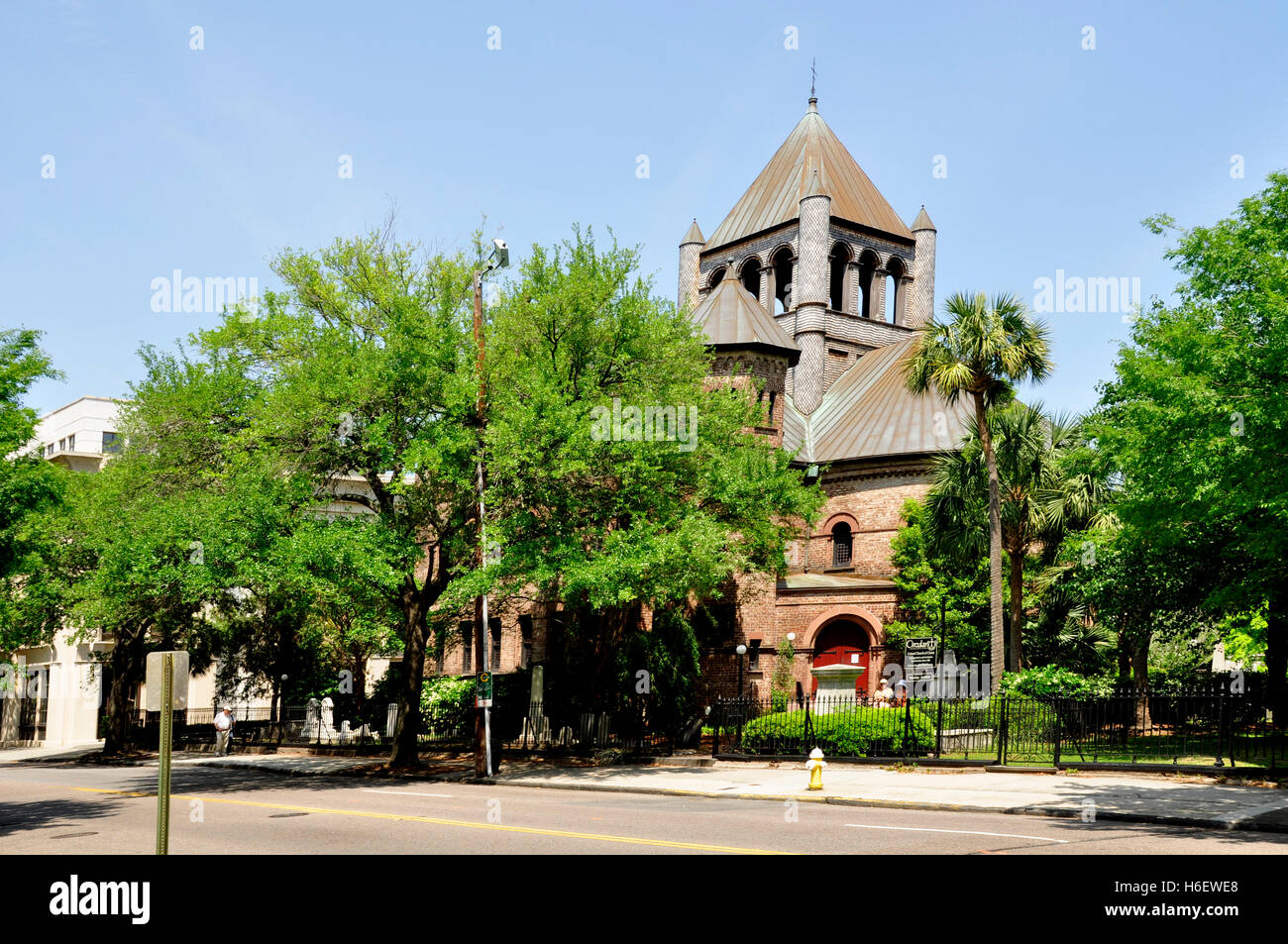 Circular Church, Charleston SC Stock Photo - Alamy