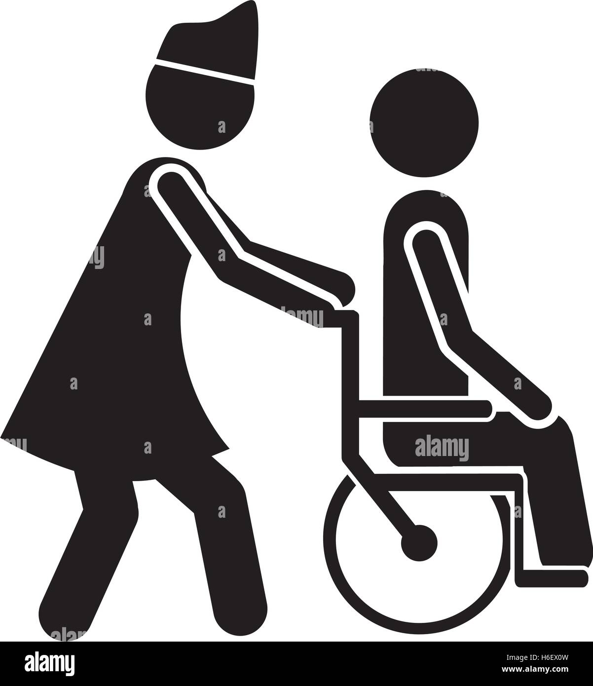 Paraplegic vector vectors hi-res stock photography and images - Alamy