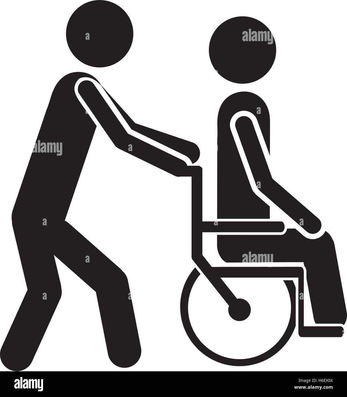 Paraplegic vector vectors hi-res stock photography and images - Alamy