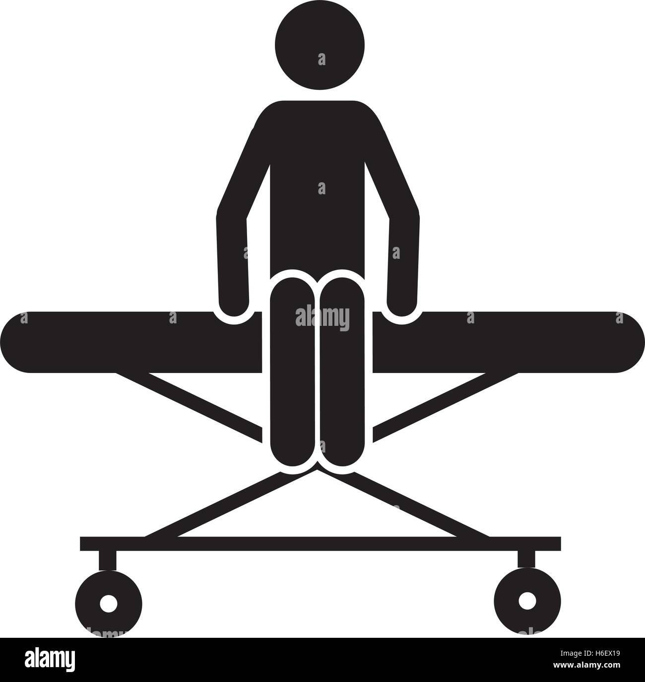 injured person icon image vector illustration design Stock Vector Image ...