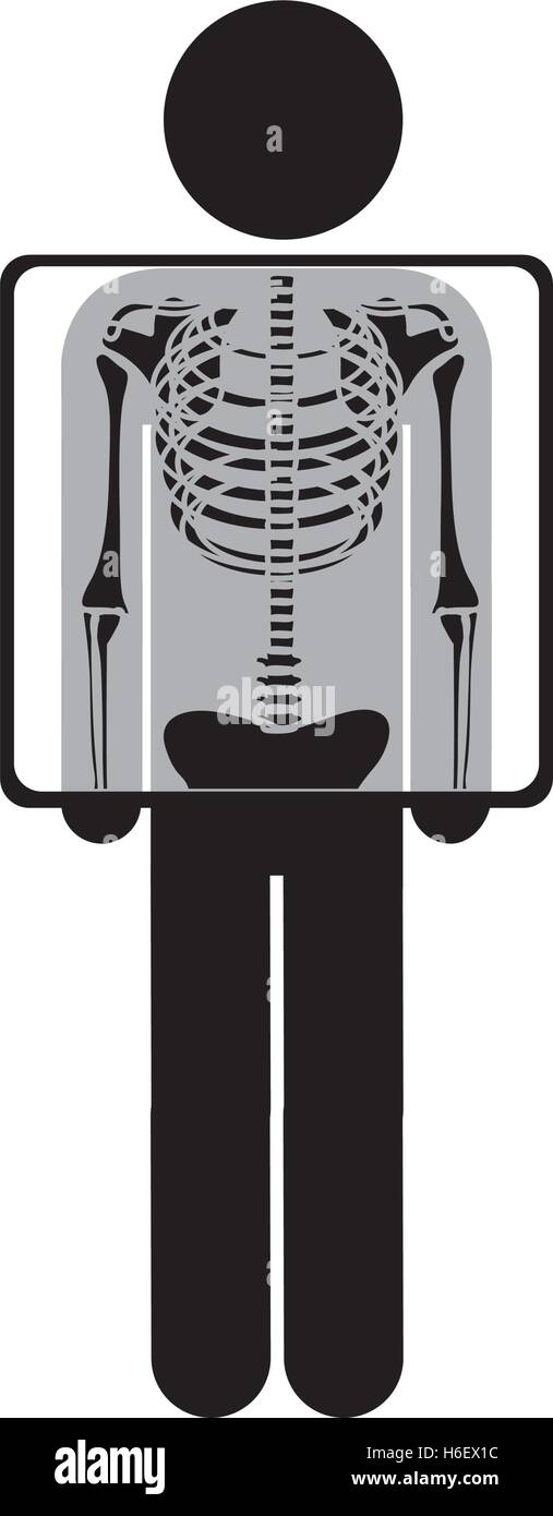 chest x-ray icon image vector illustration design Stock Vector Image ...