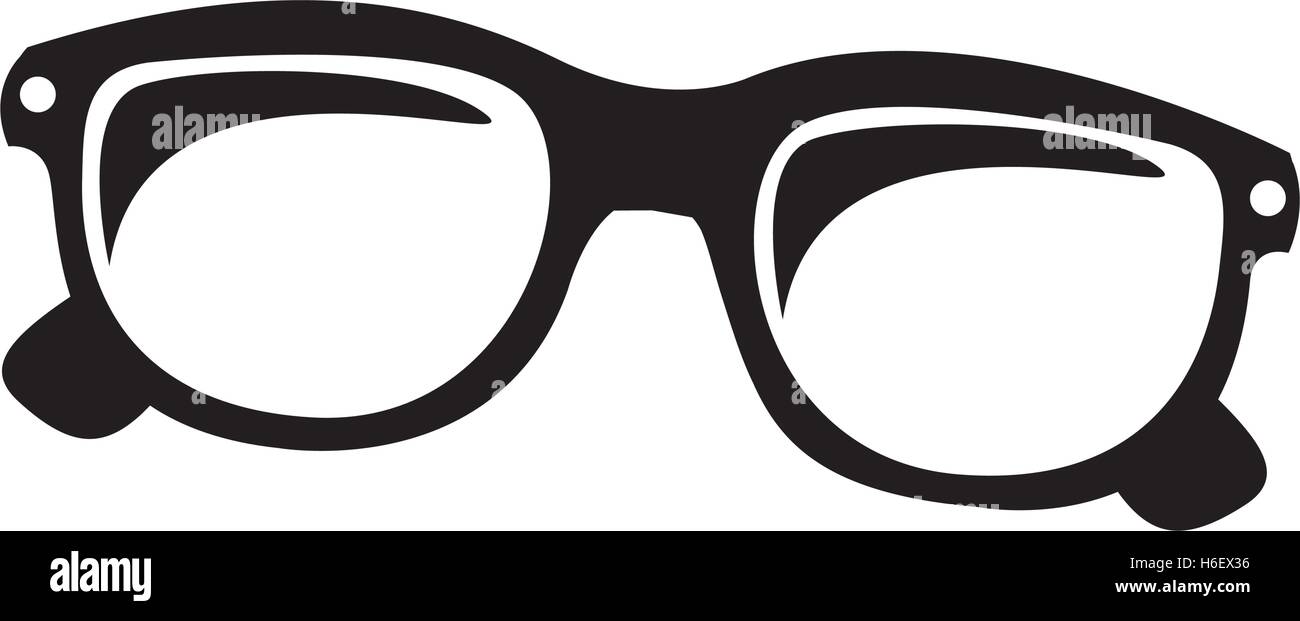 glasses pictogram icon image vector illustration design Stock Vector ...