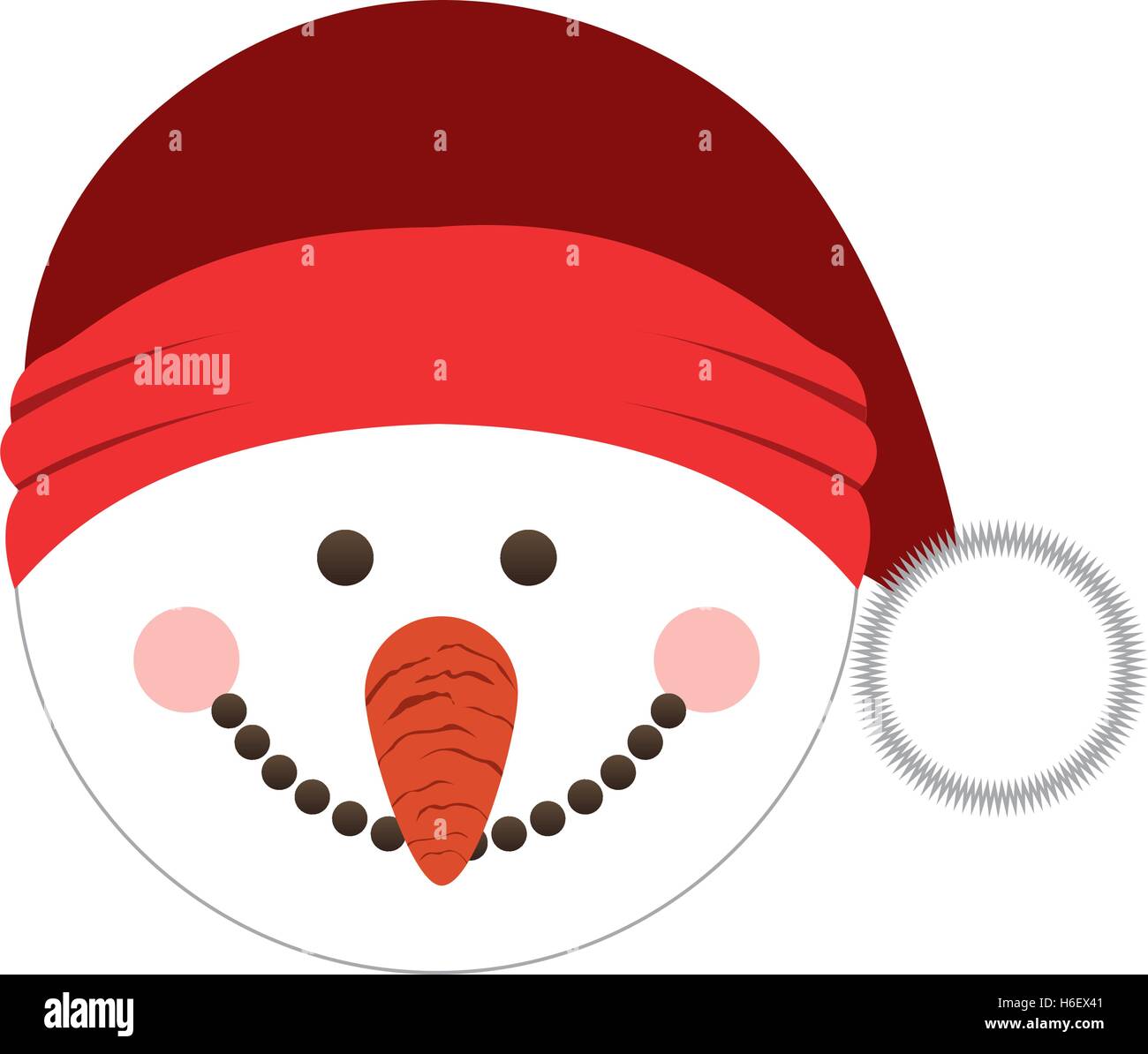 happy snowman cartoon icon image vector illustration design Stock ...
