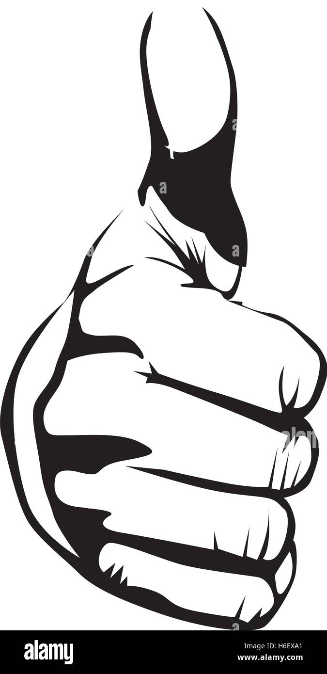 thumb up hand gesture icon image vector illustration Stock Vector Image ...