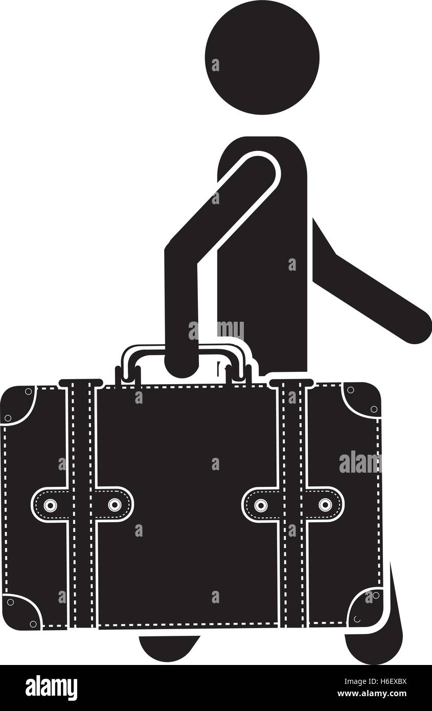 traveler or passenger icon image vector illustration Stock Vector Image ...