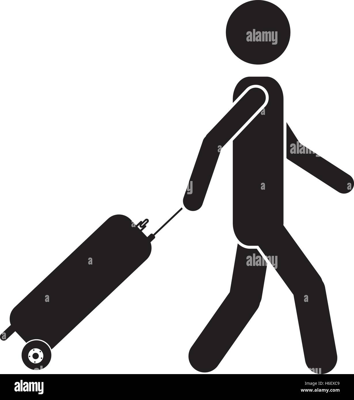 traveler or passenger icon image vector illustration Stock Vector Image ...