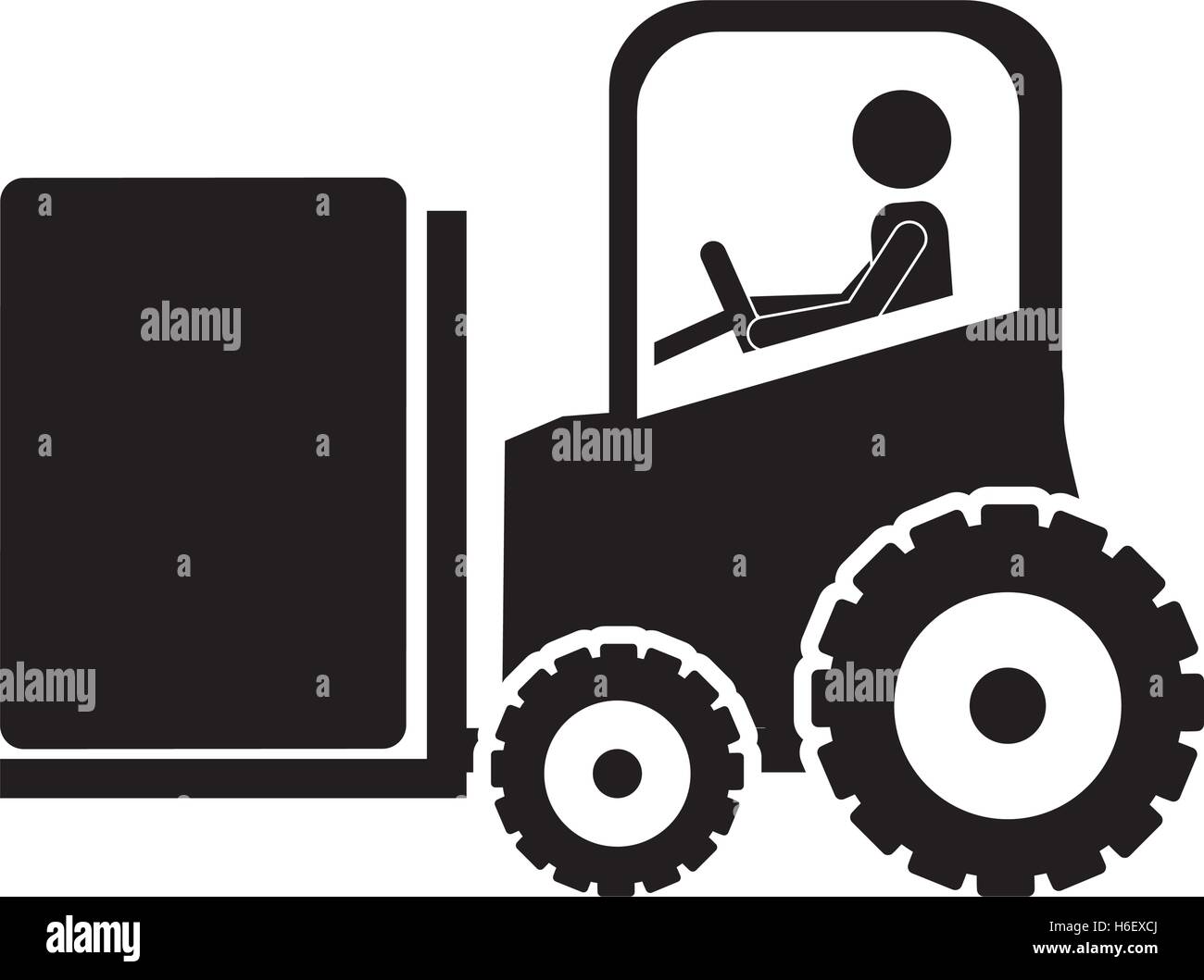 package delivery worker icon image vector illustration Stock Vector ...