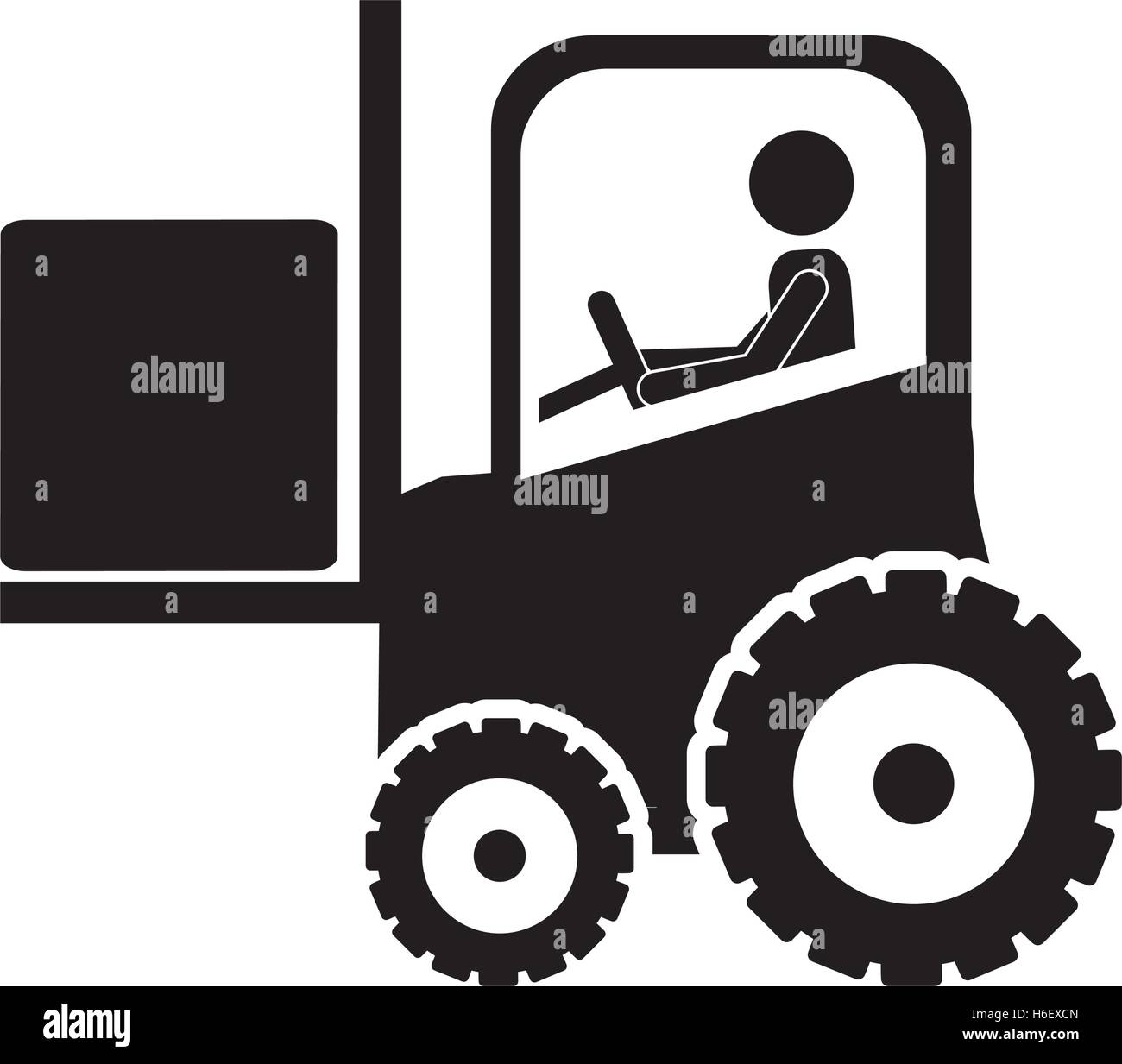 package delivery worker icon image vector illustration Stock Vector ...