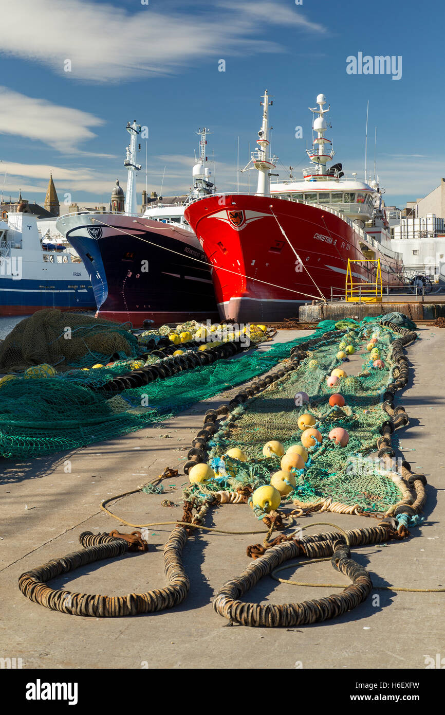 Trawler fishing nets hi-res stock photography and images - Alamy