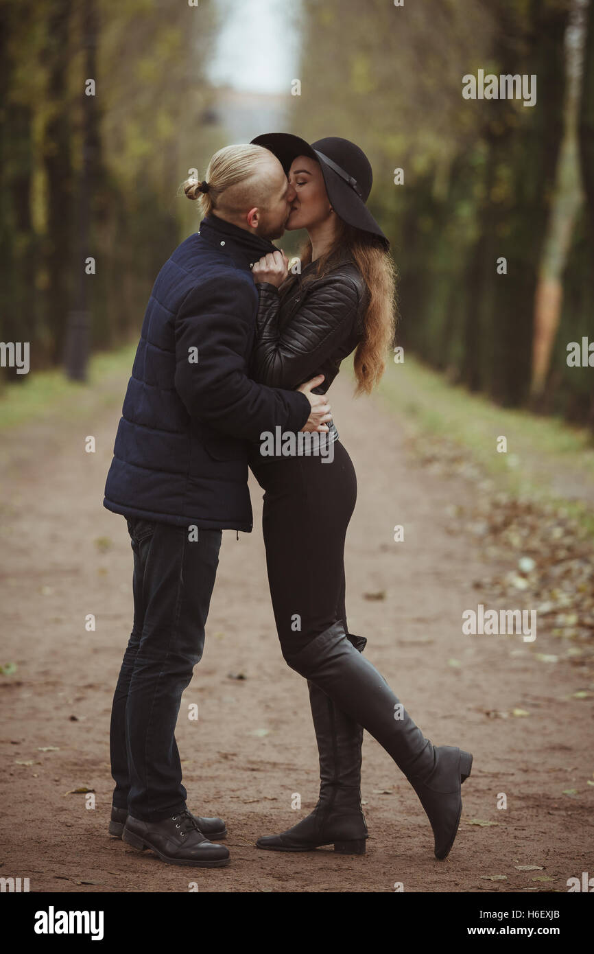 Love story shot of a couple Stock Photo - Alamy