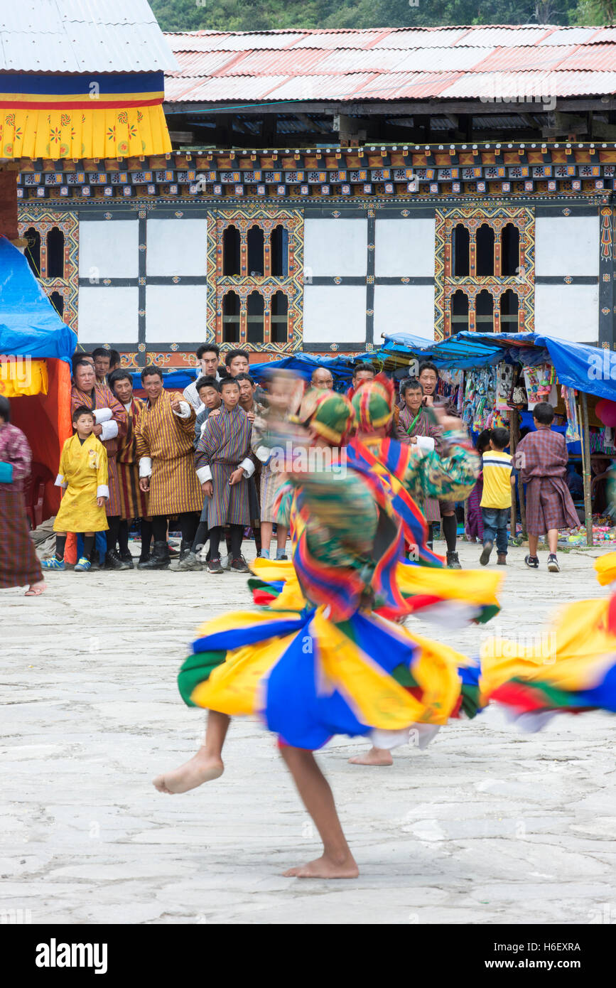 Dancer at the Menji harvest festival. A festival for bringing the ...