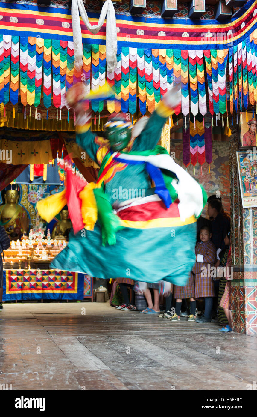 Dancer at the Menji harvest festival. A festival for bringing the ...