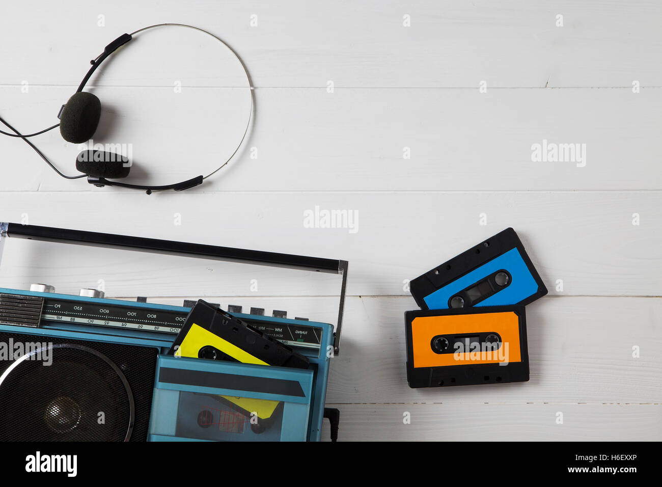 Old cassettes hi-res stock photography and images - Alamy