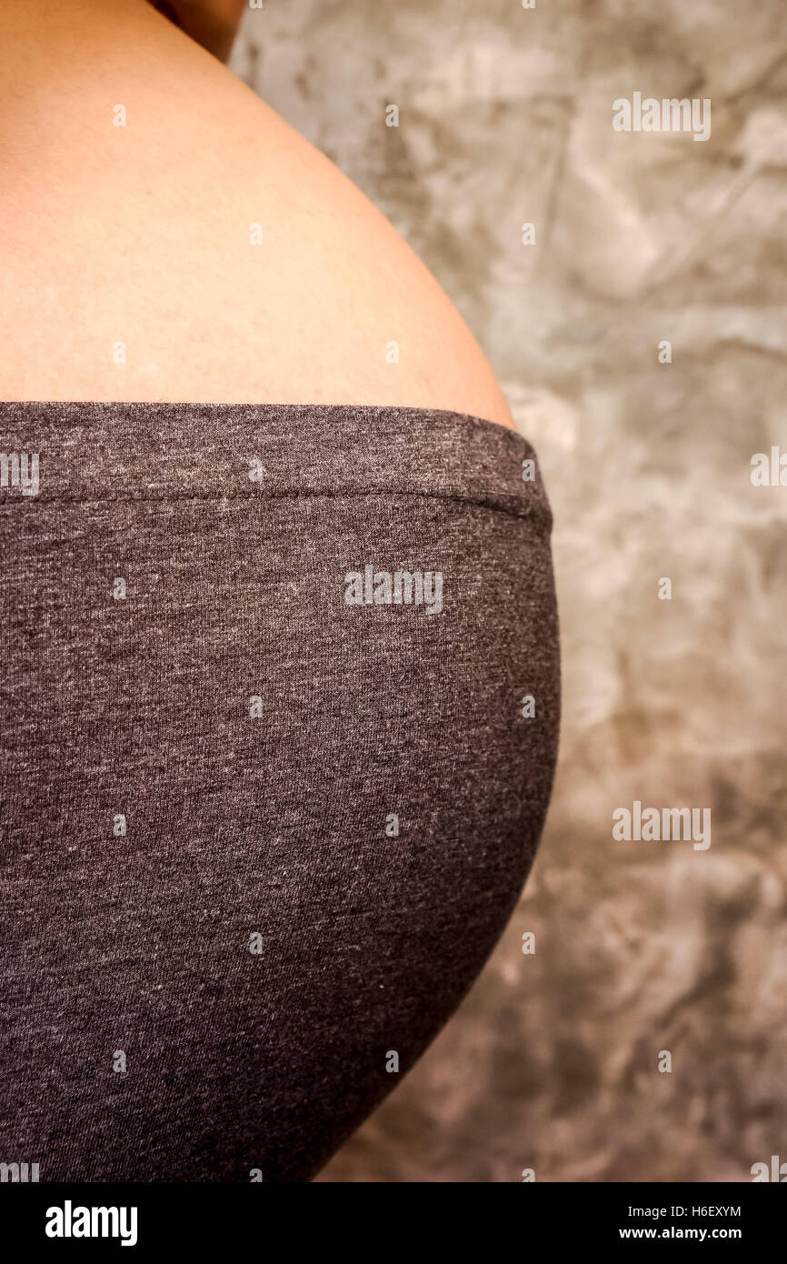 Close up of a cute pregnant belly Stock Photo - Alamy