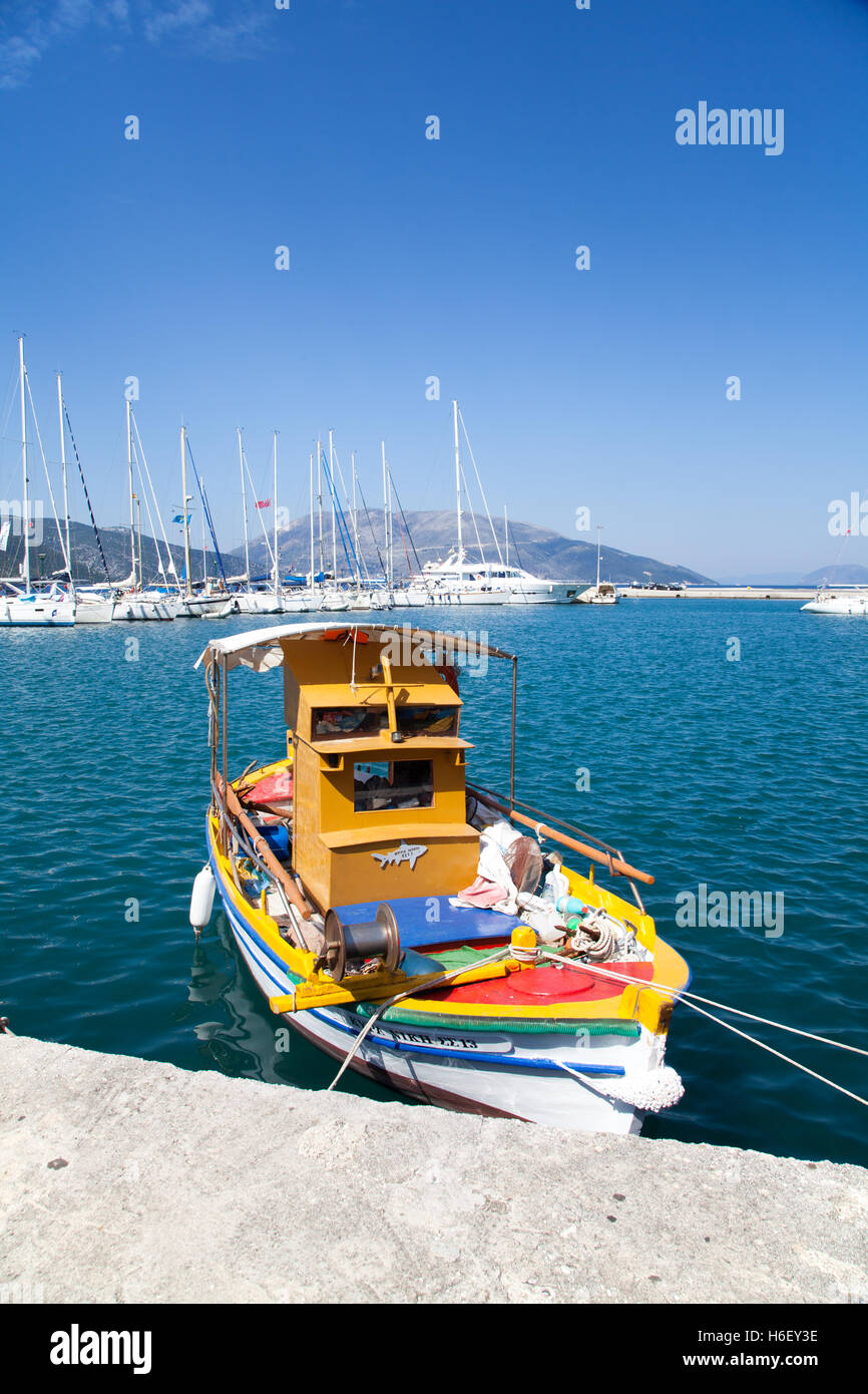 Sami harbour kefalonia hi-res stock photography and images - Alamy
