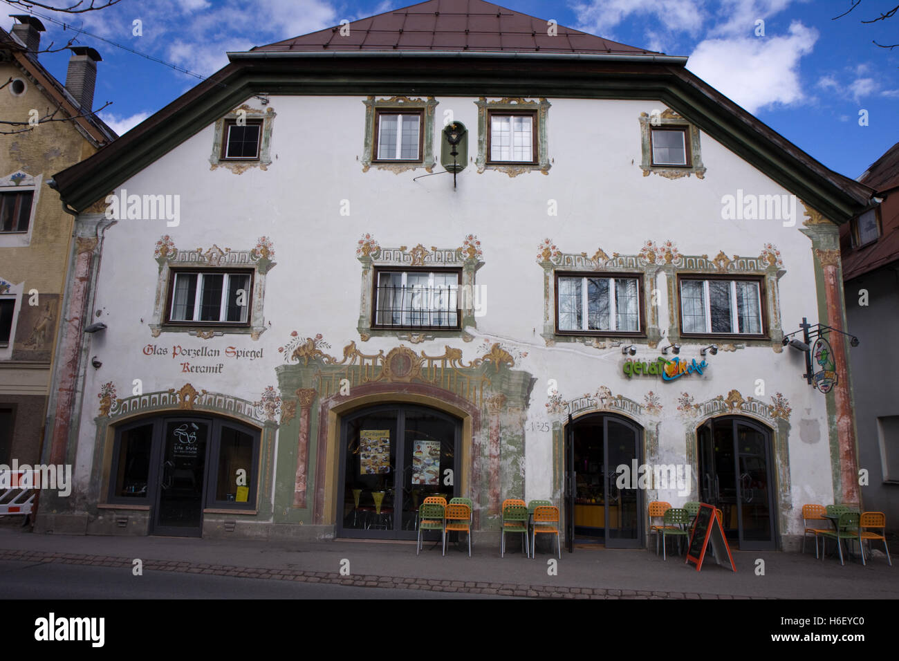 typical bavarian house in germany Stock Photo - Alamy