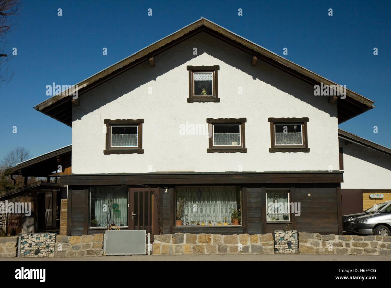 typical bavarian house in germany Stock Photo - Alamy