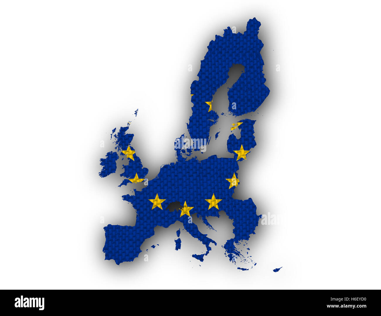 Eu map hi-res stock photography and images - Alamy