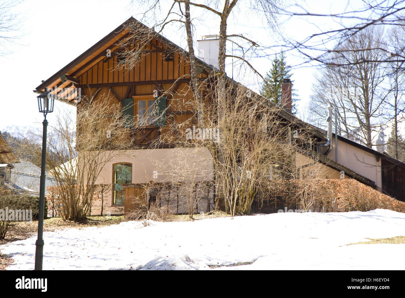 typical bavarian house in south germany Stock Photo - Alamy