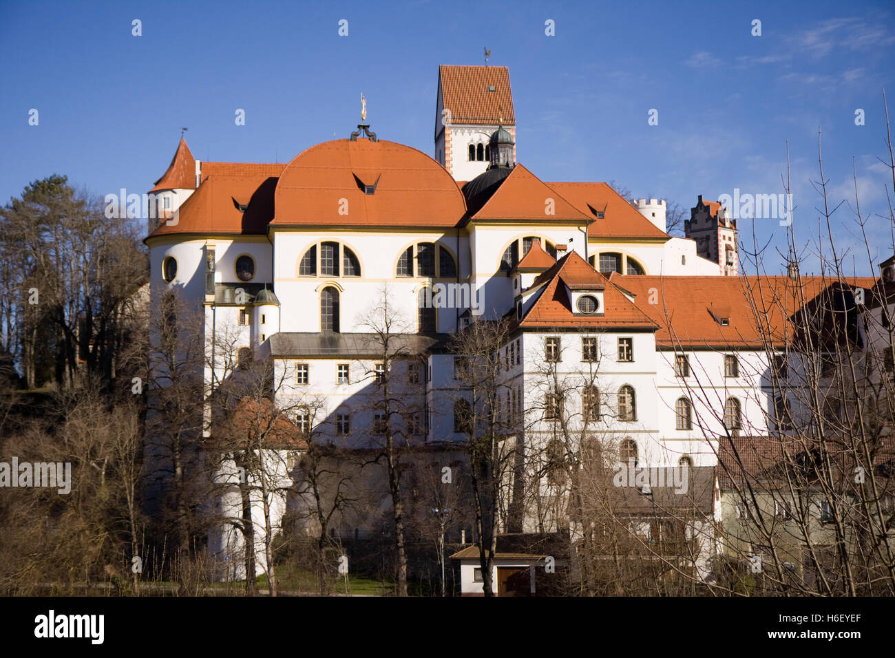 fussen town in bavaria germany Stock Photo - Alamy