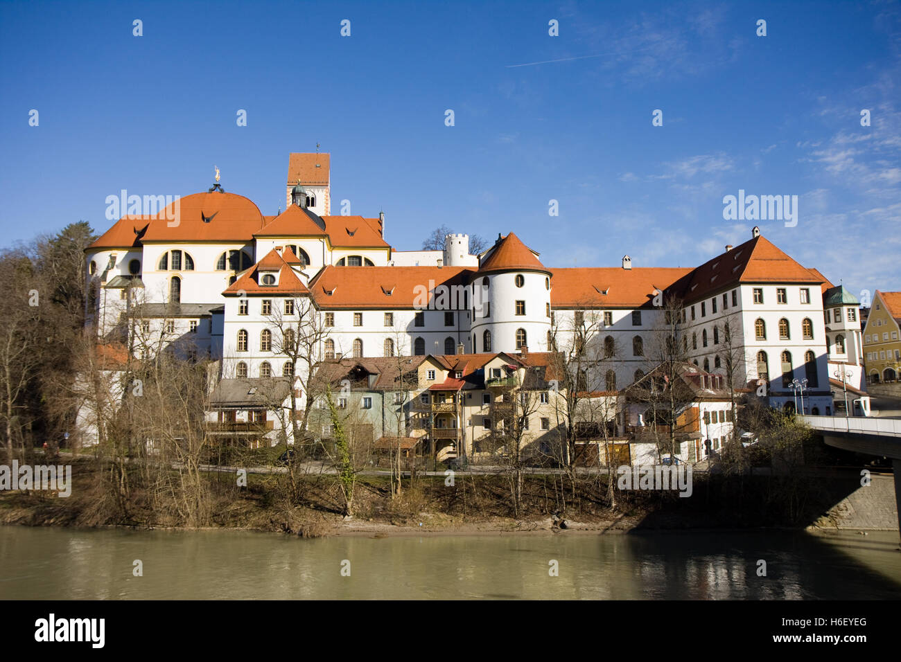 fussen town in bavaria germany Stock Photo - Alamy
