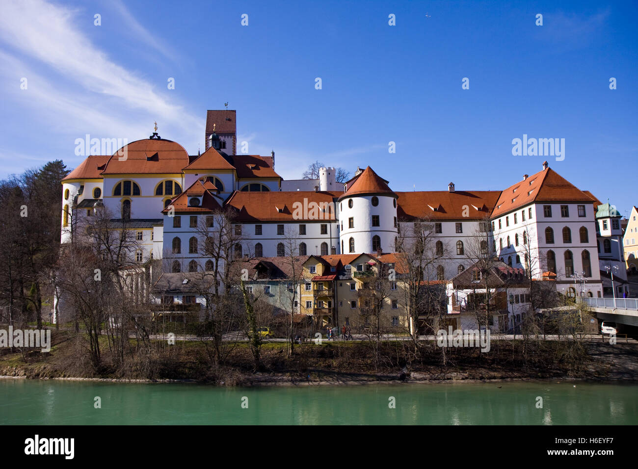 fussen town in bavaria germany Stock Photo - Alamy