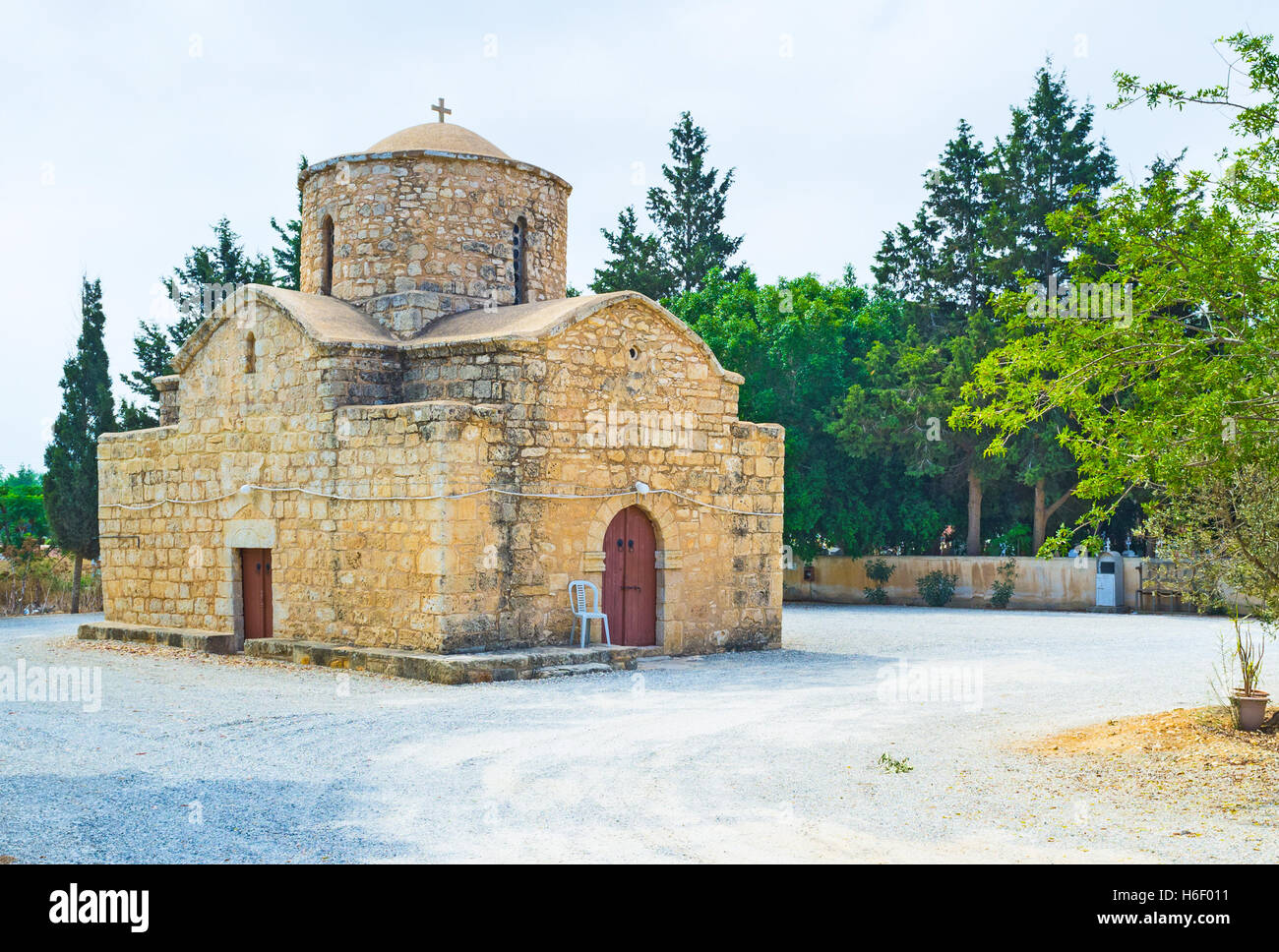 The small church is the only preserved part of the huge monastery, the ...