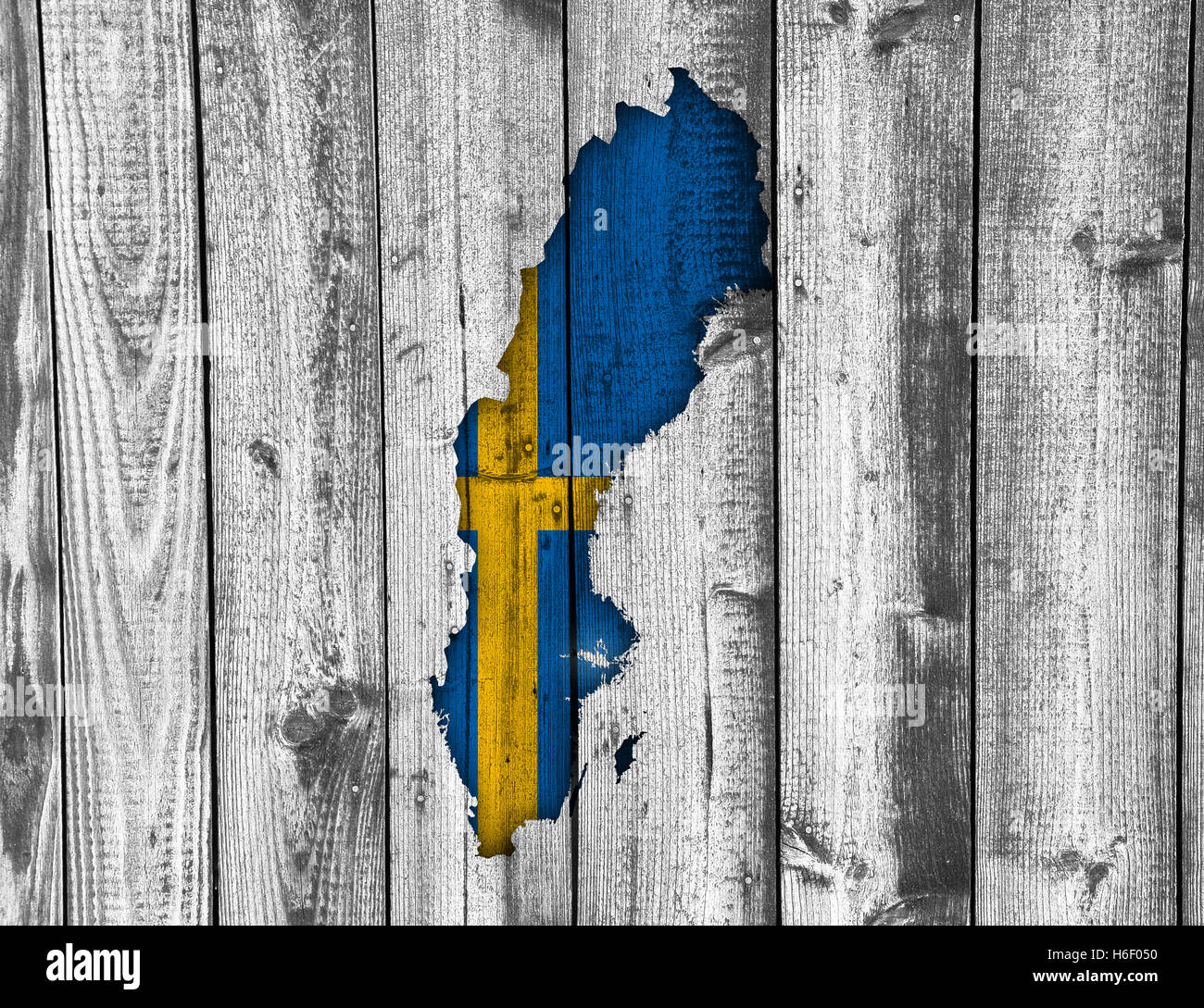 Map an flag of Sweden Stock Photo - Alamy