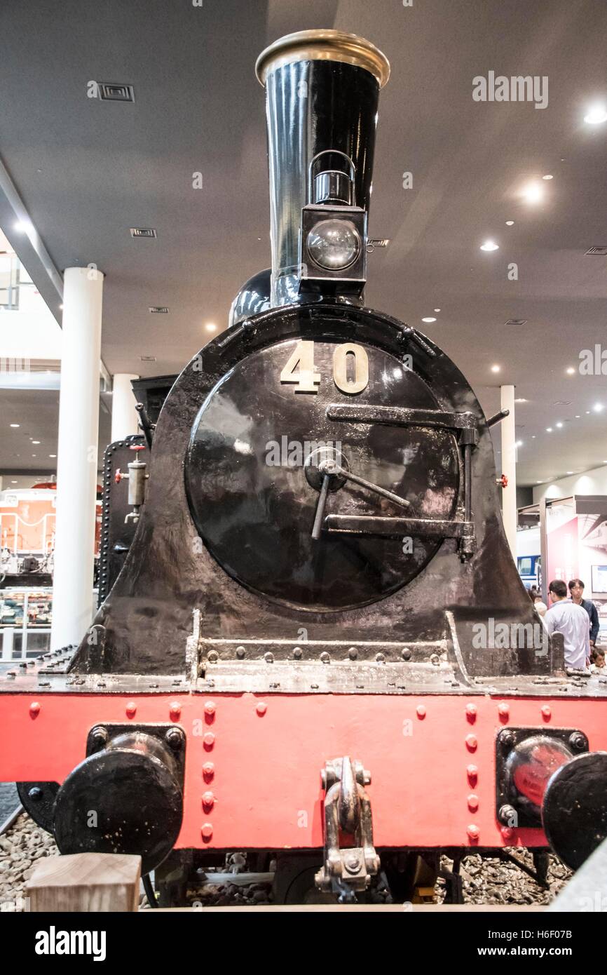 JNR Class 1800 Kidson Locomotive exhibit on display at the Kyoto ...