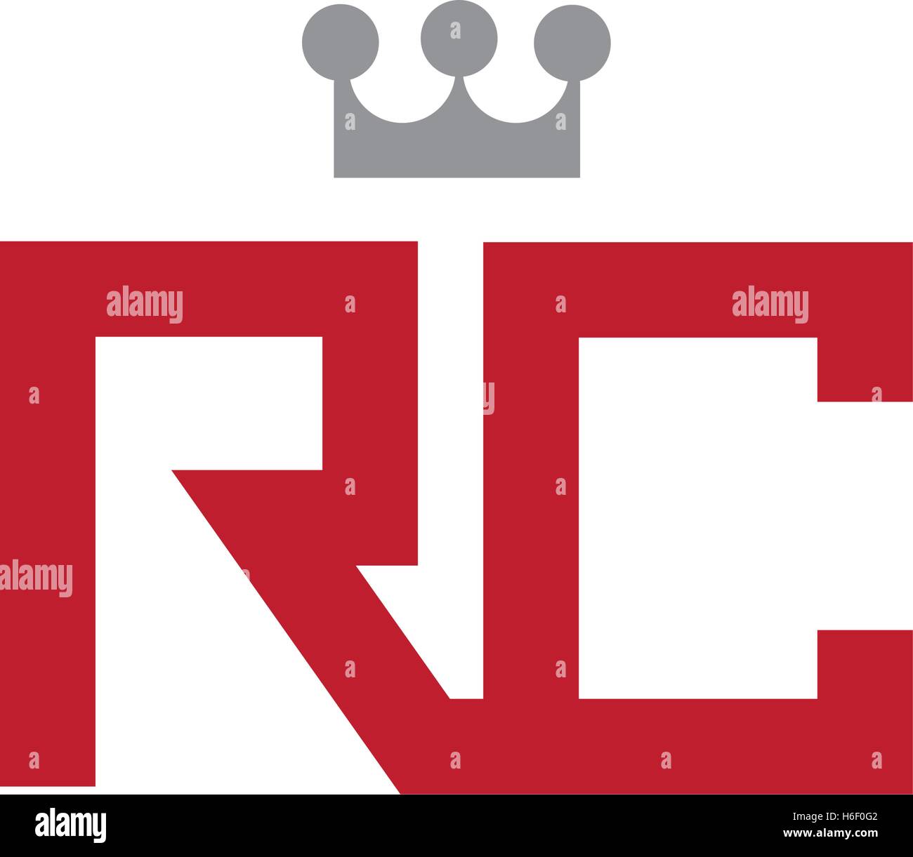 RC Logo Concept Design Stock Vector Image & Art - Alamy