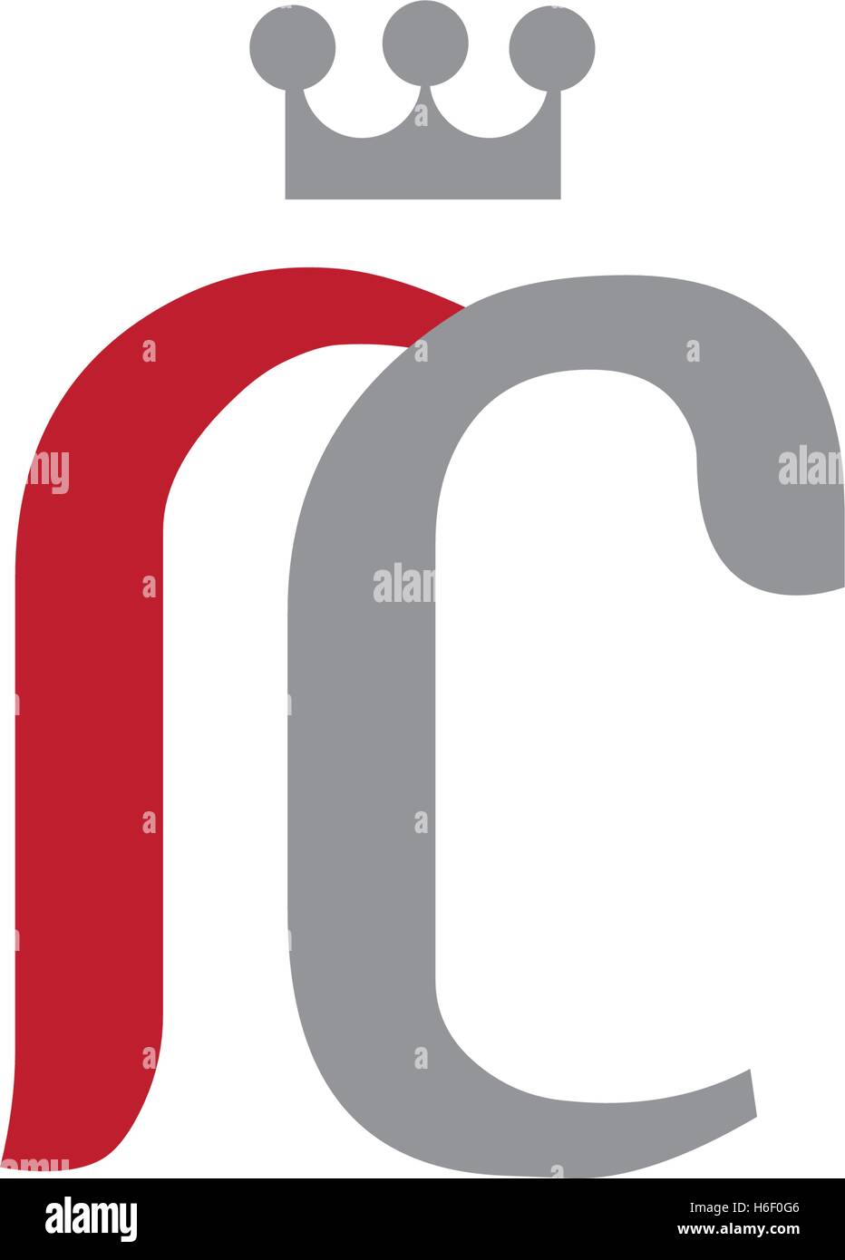 RC Logo Concept Design Stock Vector Image & Art - Alamy