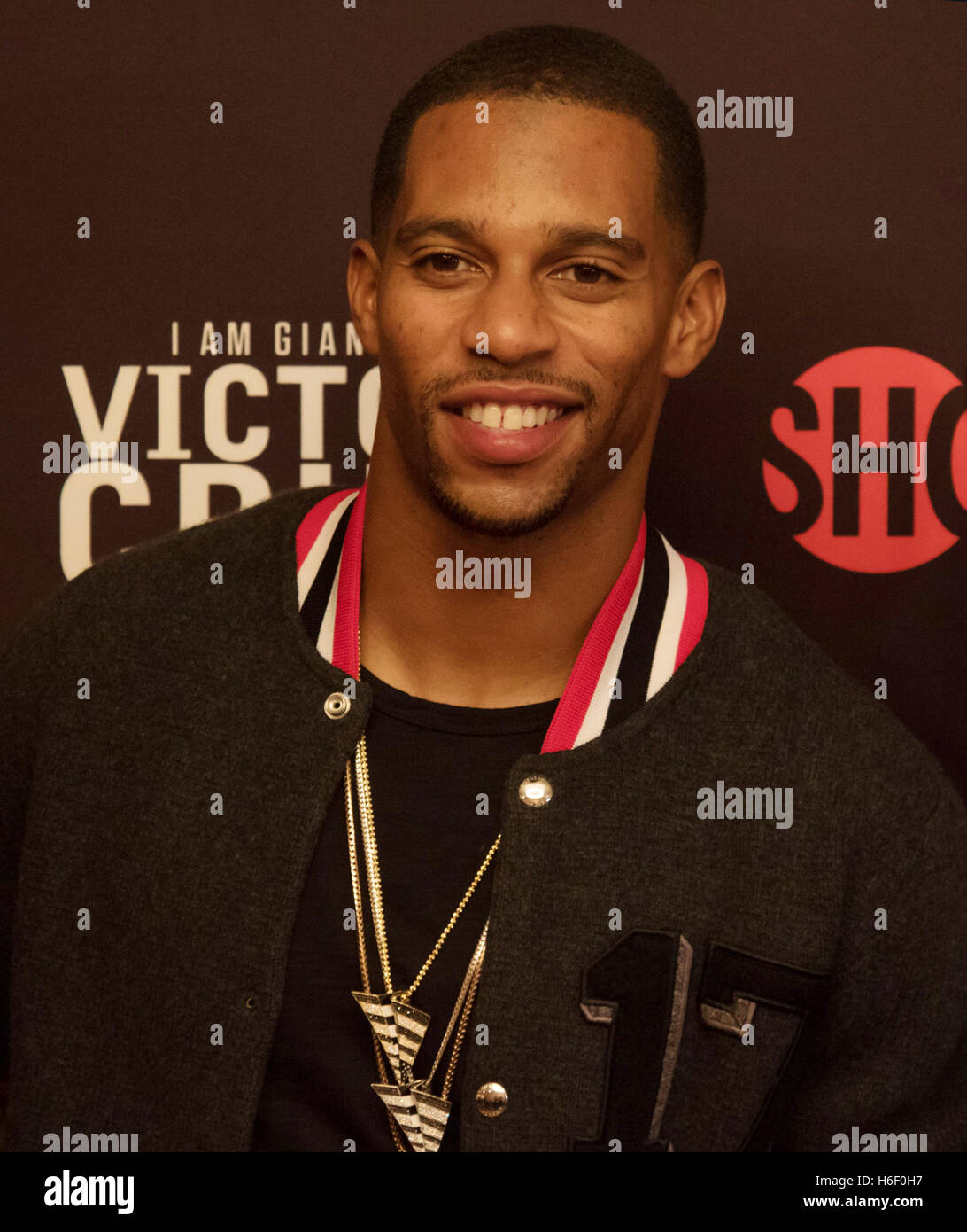 Victor Cruz attends 'I Am A Giant: Victor Cruz' New York Screening at ...
