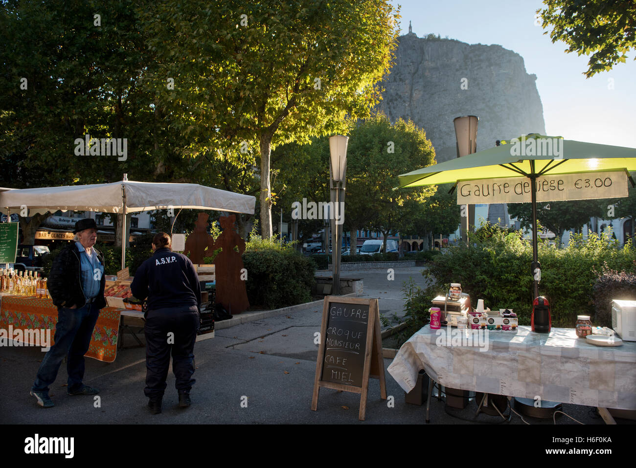 Castellane, Alpes-de-Haute-Provence, France on the Route Napoléon Sept ...