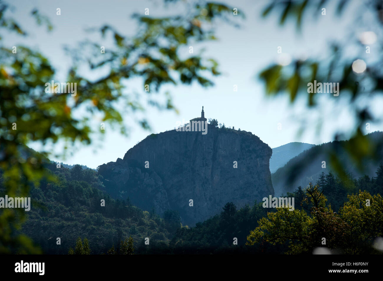 Castellane, Alpes-de-Haute-Provence, France on the Route Napoléon Sept ...