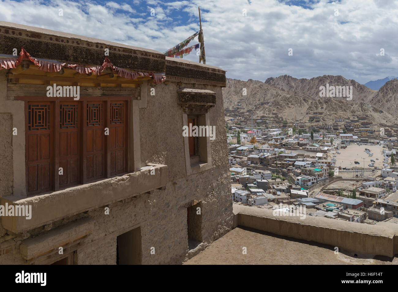 View of Leh from the Royal Palace Stock Photo - Alamy