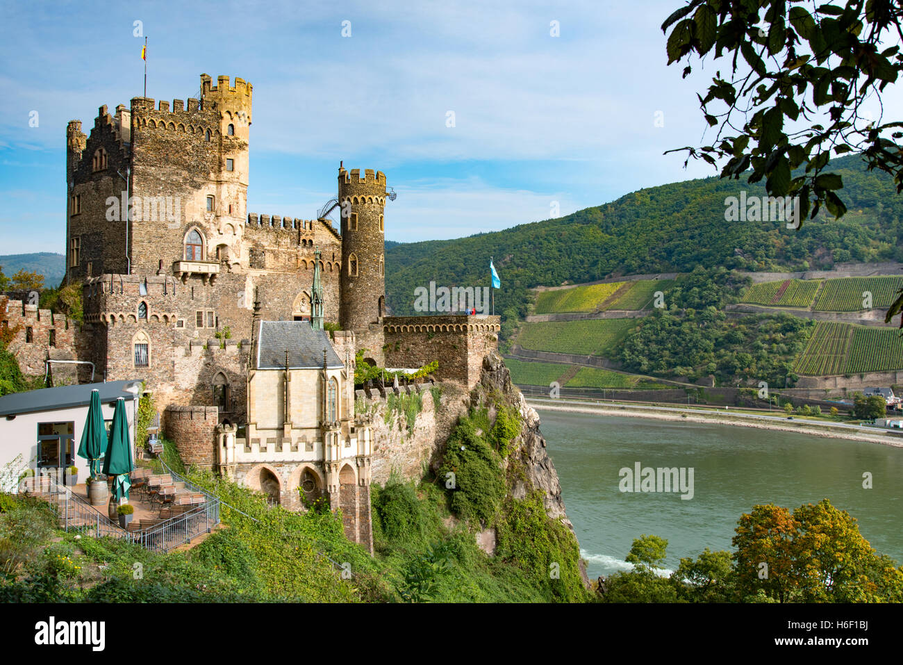 Burg Rheinstein castle, Germany Stock Photo - Alamy