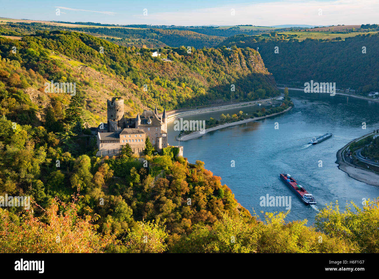 Loreley germany castle hi-res stock photography and images - Alamy