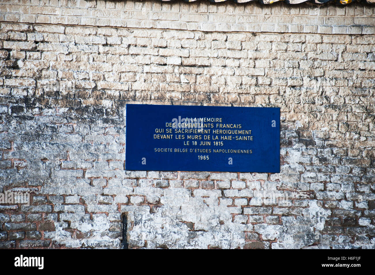 Waterloo Battlefield, Waterloo, Belgium. Sept 2016 Waterloo;La Haye ...