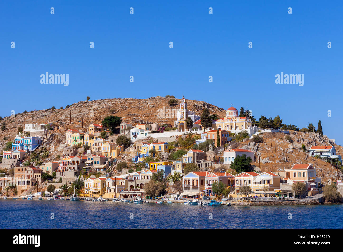 Symi aerial hi-res stock photography and images - Alamy