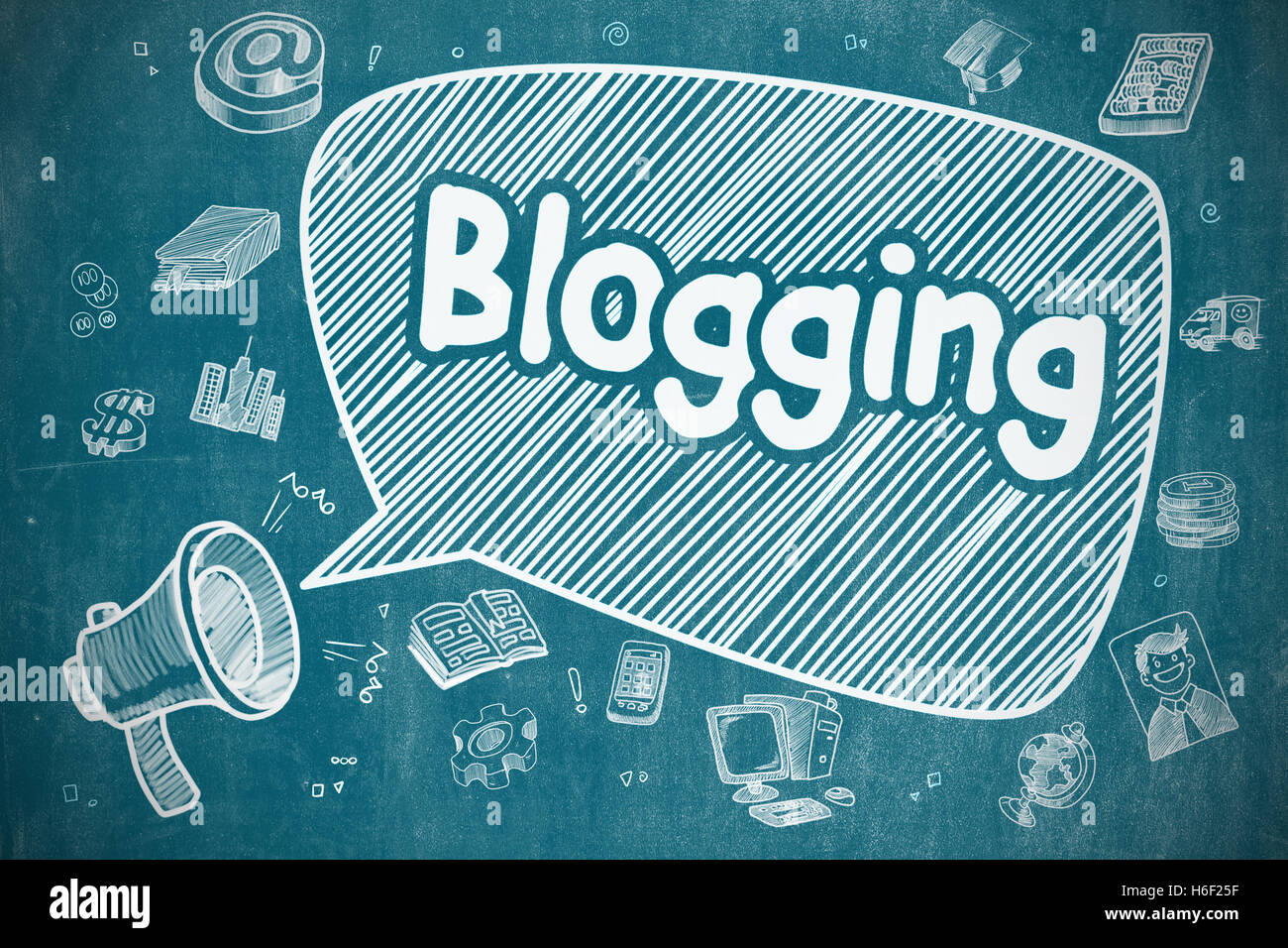 Cartoon illustration sharing social media hi-res stock photography and ...