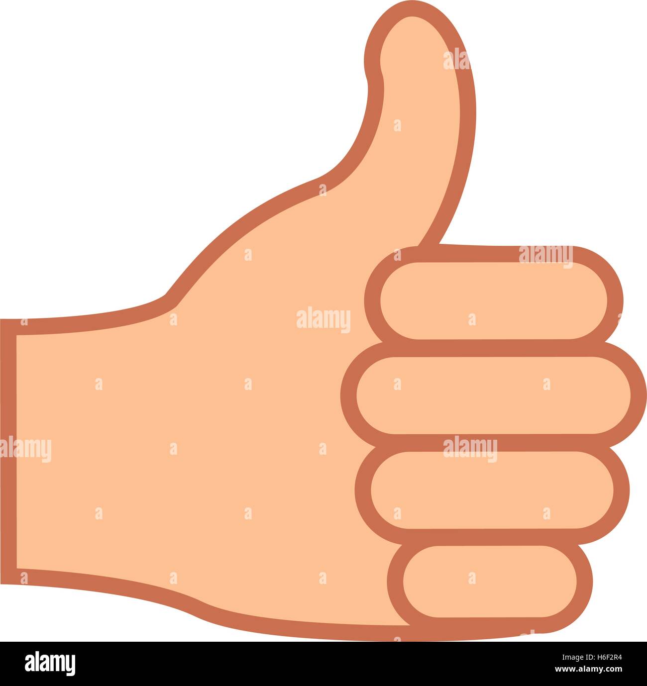 thumb up hand gesture icon image vector illustration design Stock ...