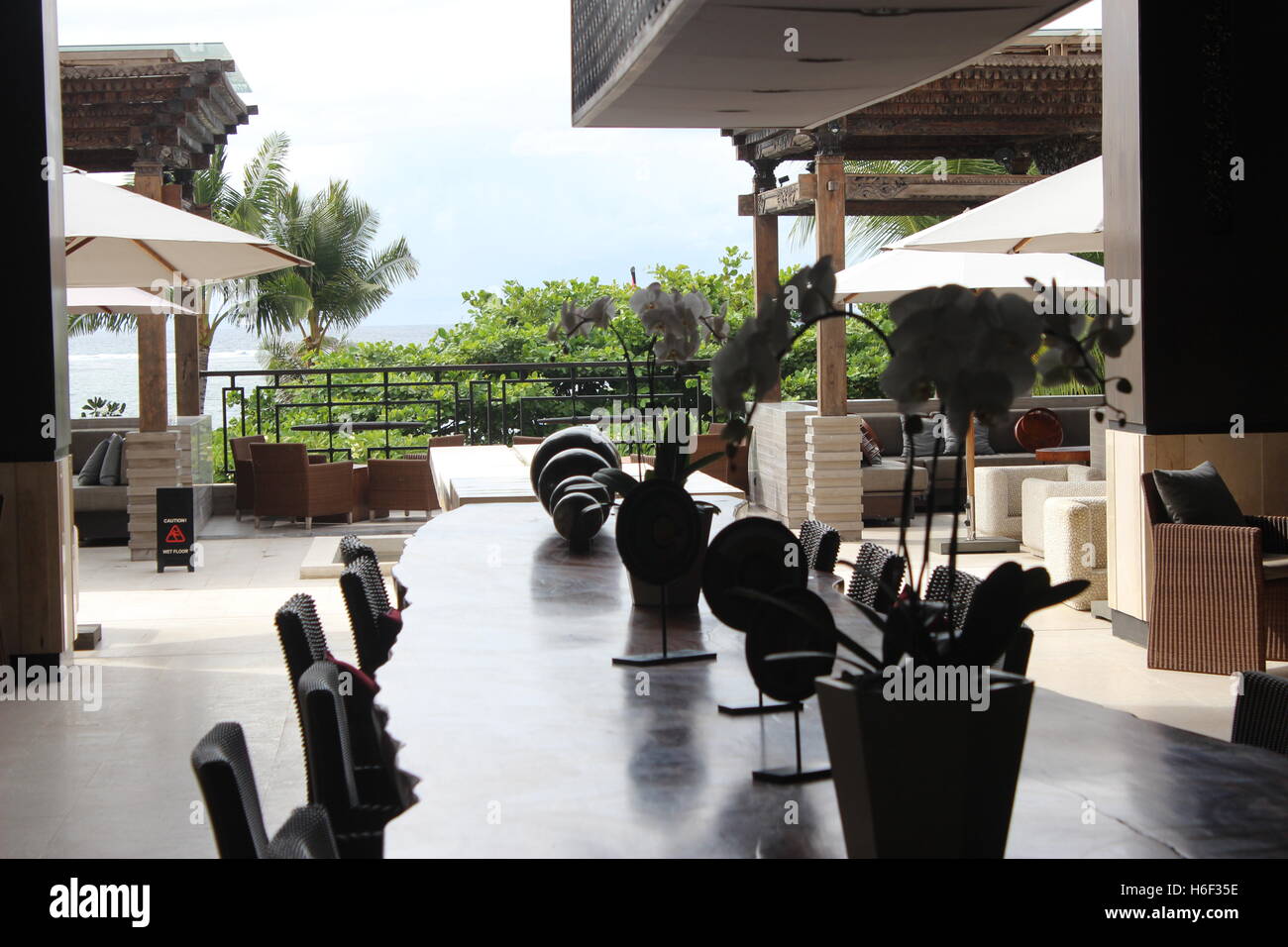 Fairmont Bali lobby Stock Photo - Alamy