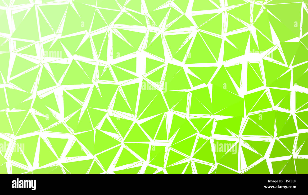 Abstract green grass fresh colorful gradient lowploly of many triangles ...