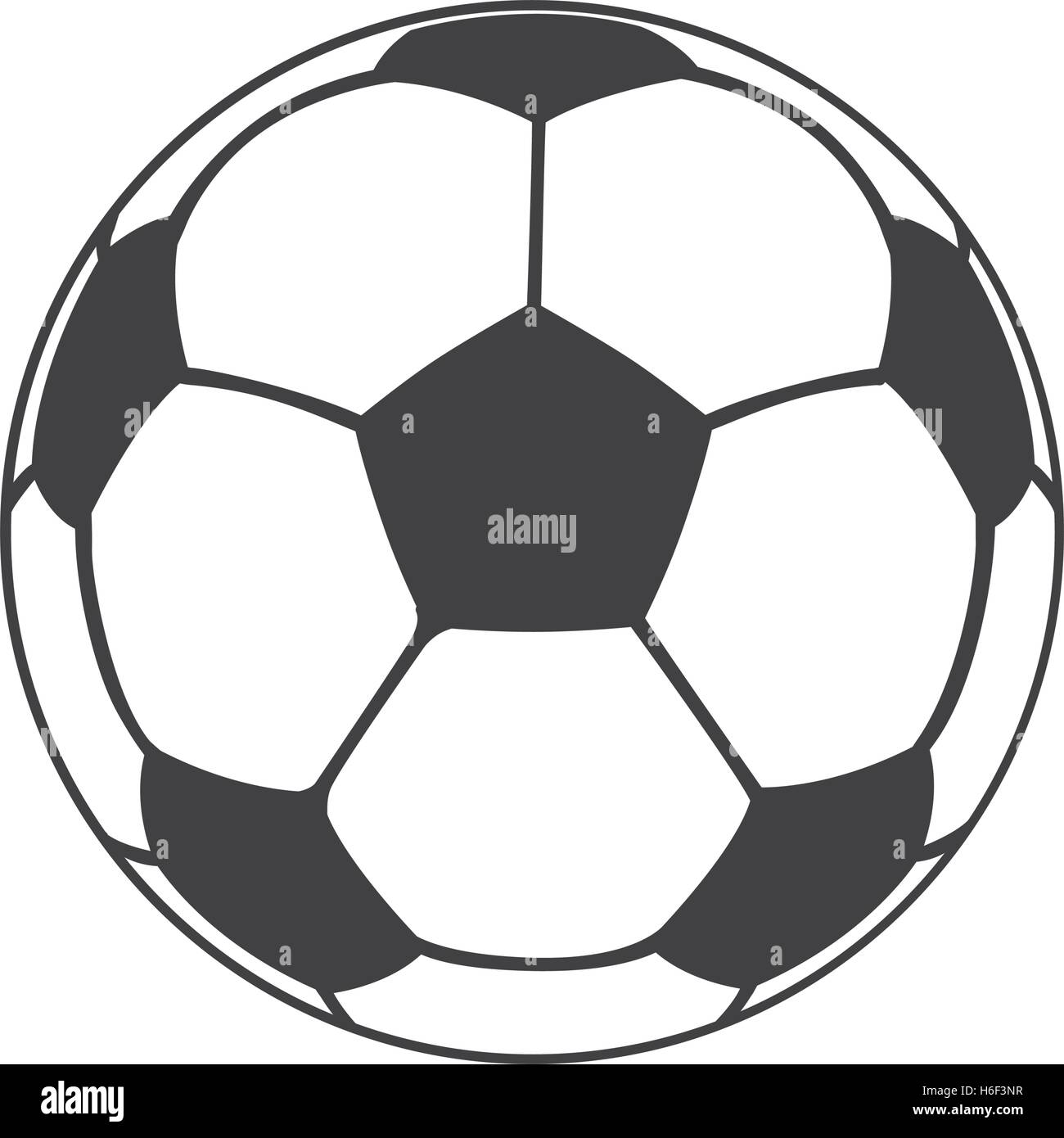 balloon soccer isolated icon vector illustration design Stock Vector ...