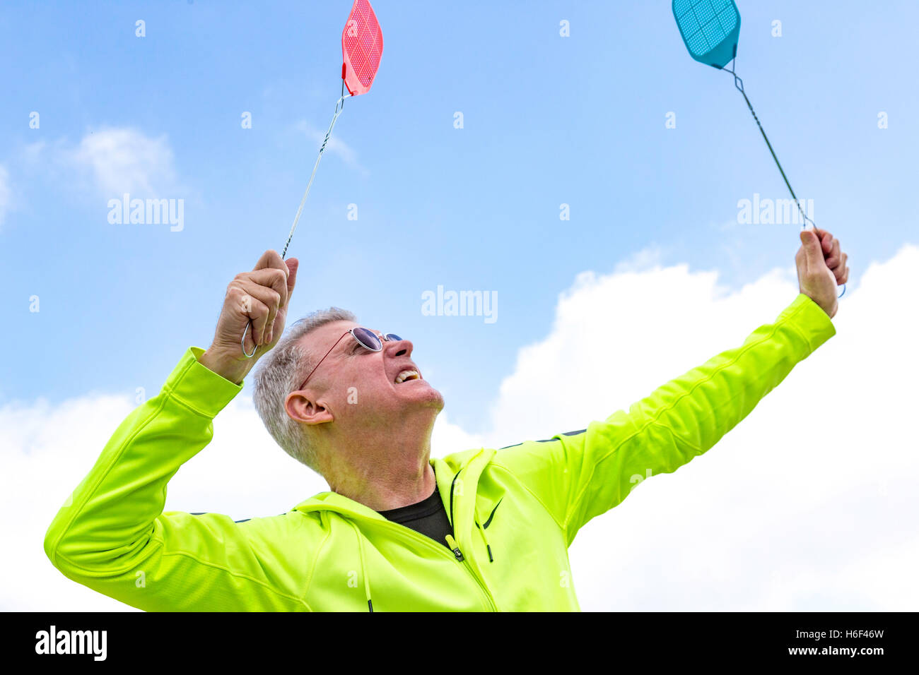 Fly swat man hi-res stock photography and images - Alamy